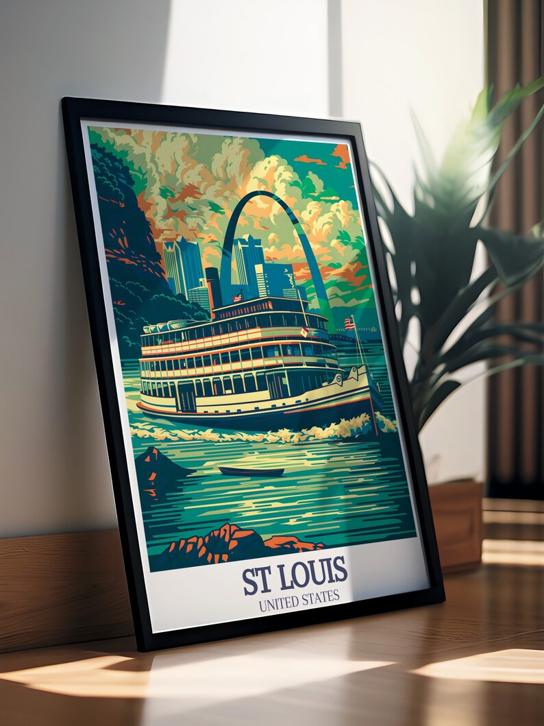 St. Louis Wall Art - Mississippi River Gateway Arch Poster - Gateway ...