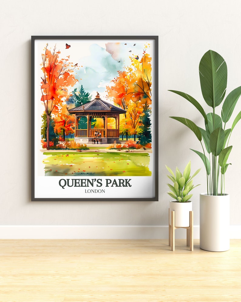 Queen's Park Travel Print Queen's Park Bandstand Art queen's Park ...
