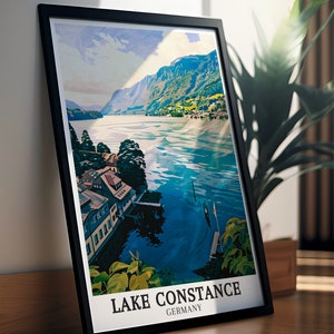 Lake Constance Scenic Art Collection - Bregenz Travel Posters - Lake ...