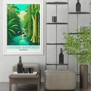 Daintree Rainforest Travel Art - Mossman Gorge Prints - Mossman Gorge ...