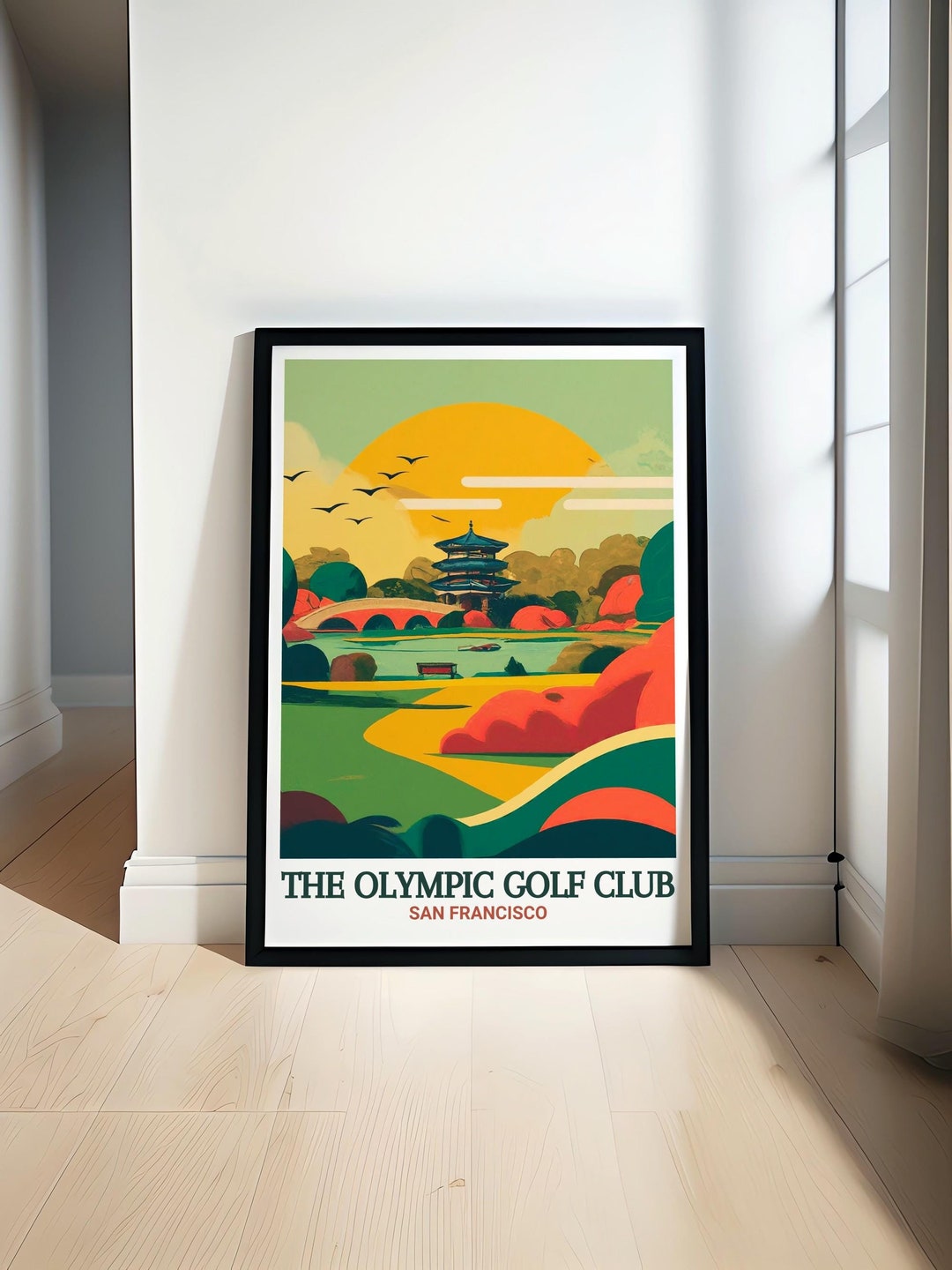 The Olympic Golf Club Print - Golden Gate Park Wall Art - San Francisco ...