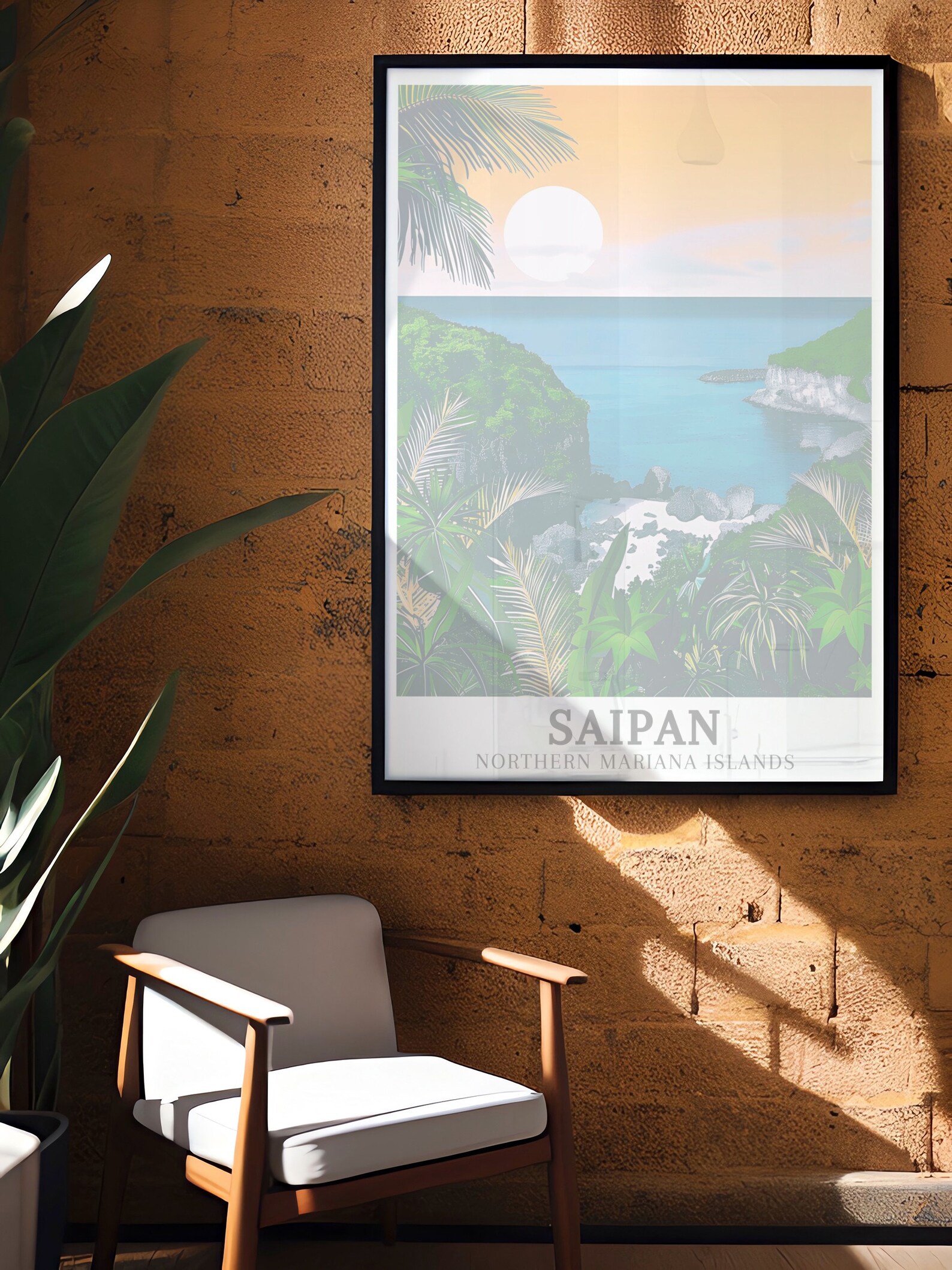 Saipan Wall Art - Framed Marine Beach Posters - Kagman Prints - Saipan ...