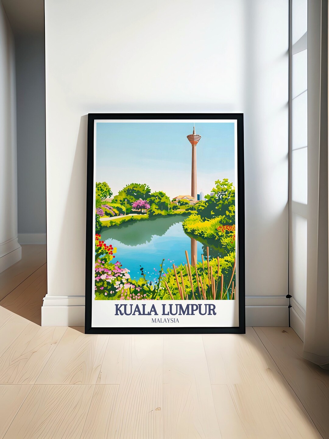 Kuala Lumpur Travel Prints - KLCC Park Art - Kuala Lumpur Prints and ...