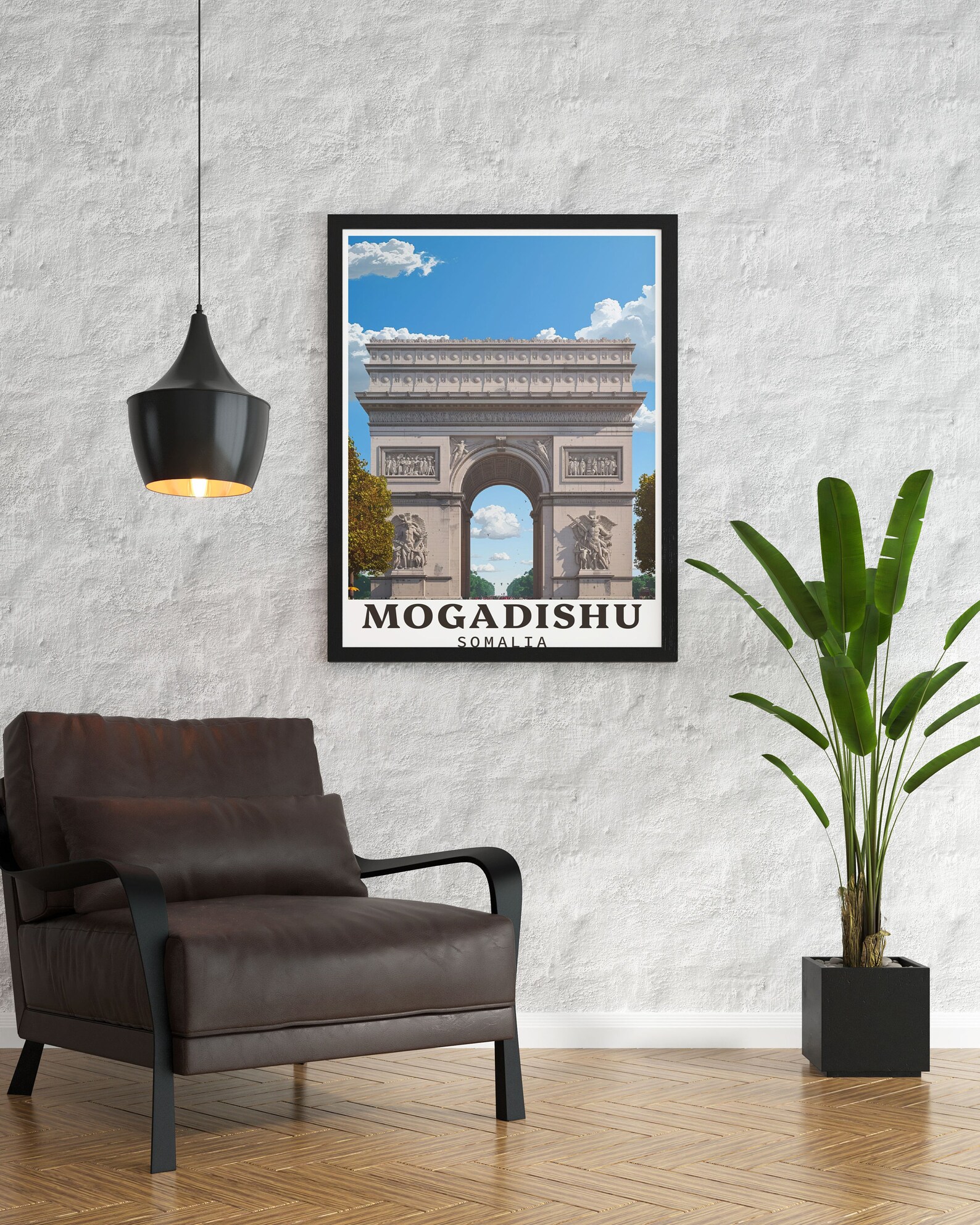 Somalia Art Collection - Arch of Triumph Art - Somali Poster ...