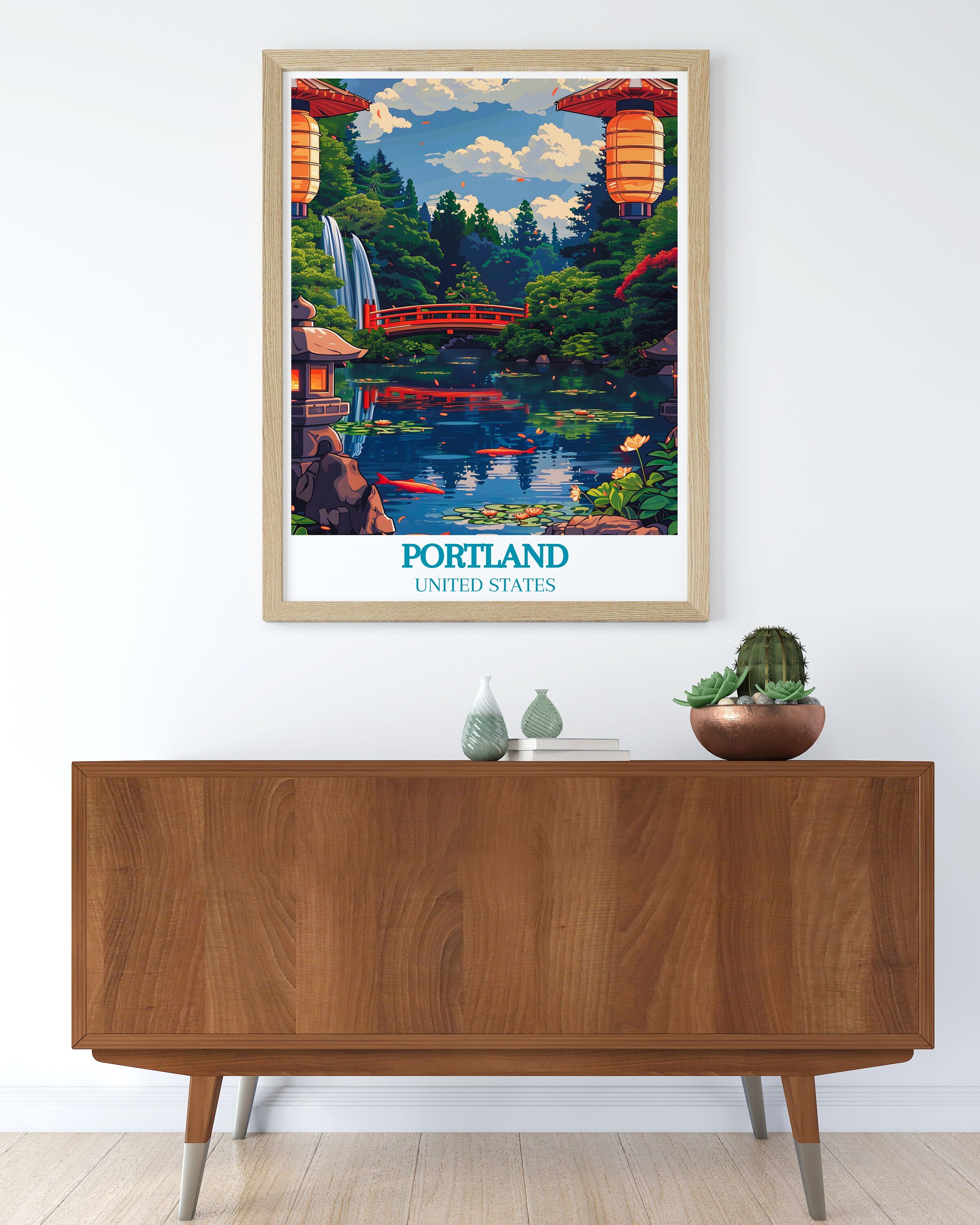 Portland Wall Hangings Portland Japanese Garden Art Prints Portland ...