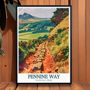 Pennine Way Poster - Print of Pen Y Ghent - Pennine Way Framed Print ...
