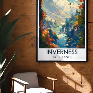 Inverness Nature Art - Ness Islands Poster - Scenic River Views ...