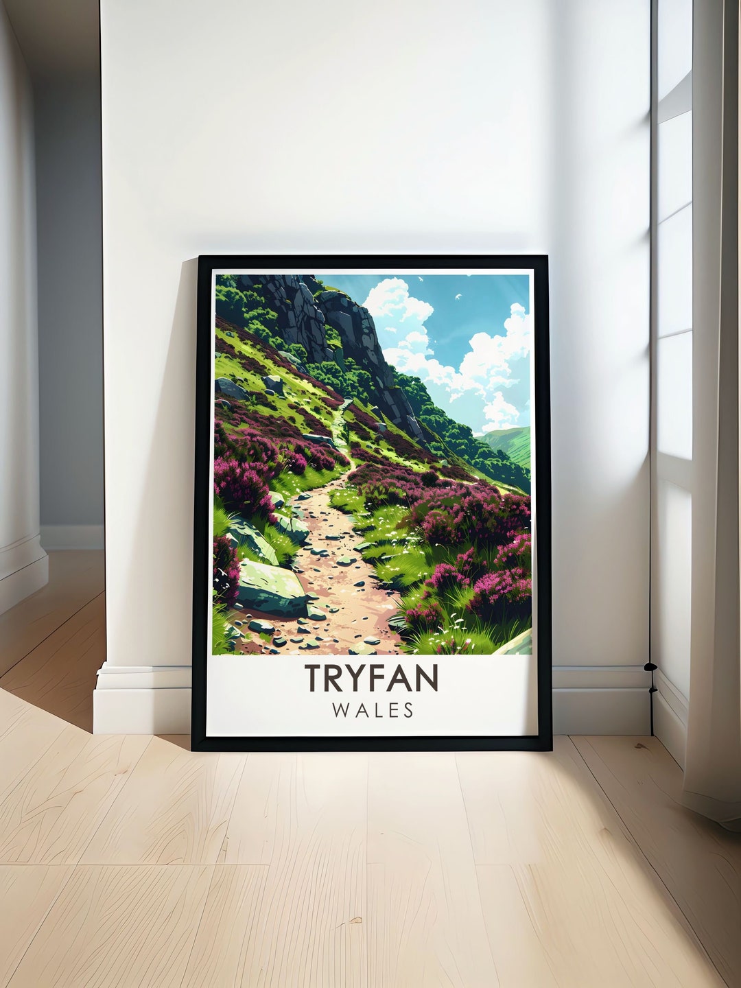 Tryfan Posters - Tryfan Prints and Heather Terrace Art - Tryfan Art and ...
