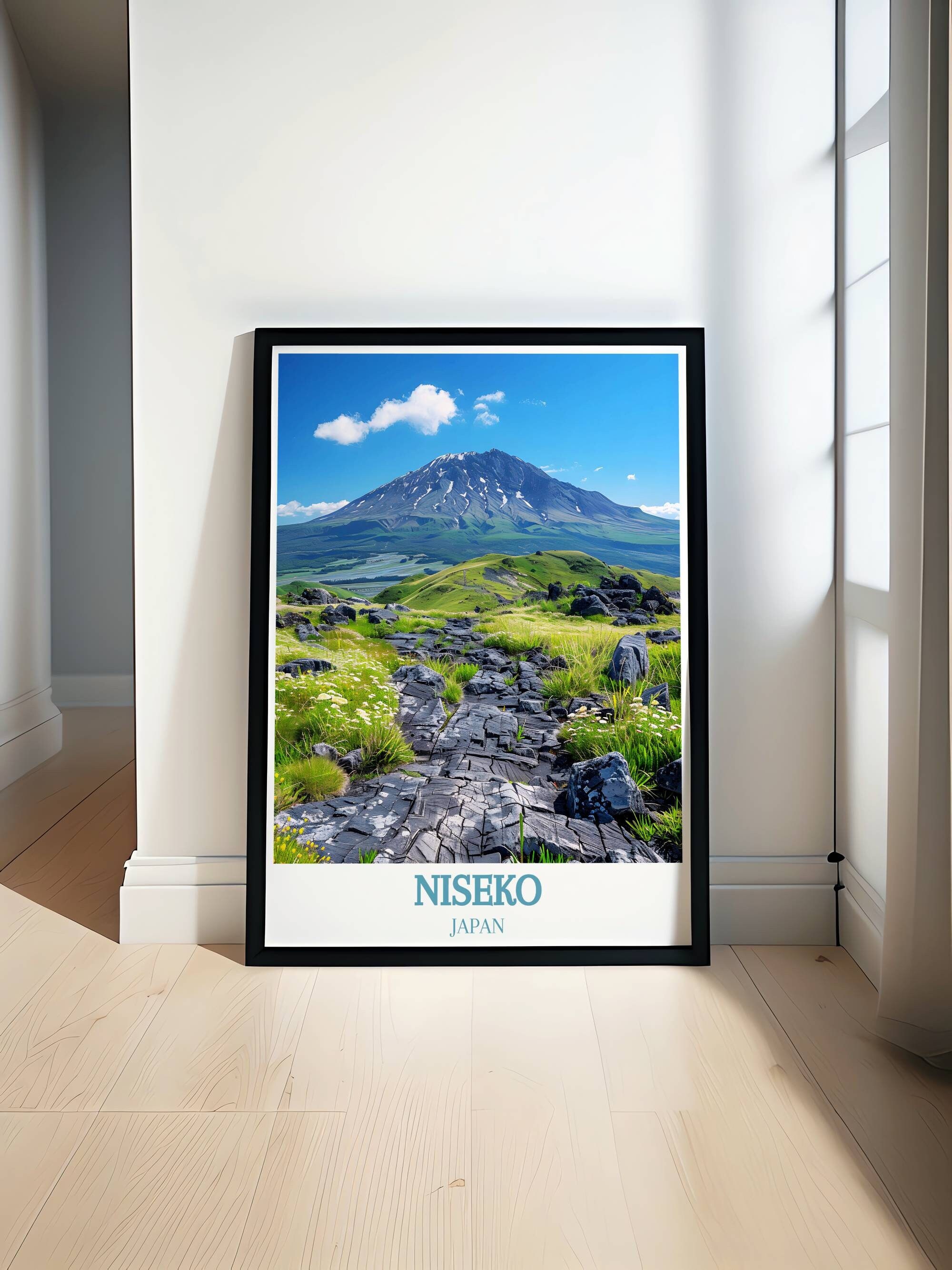 Stunning Niseko Travel Posters Mount Yotei Art Prints Japan Art Prints ...