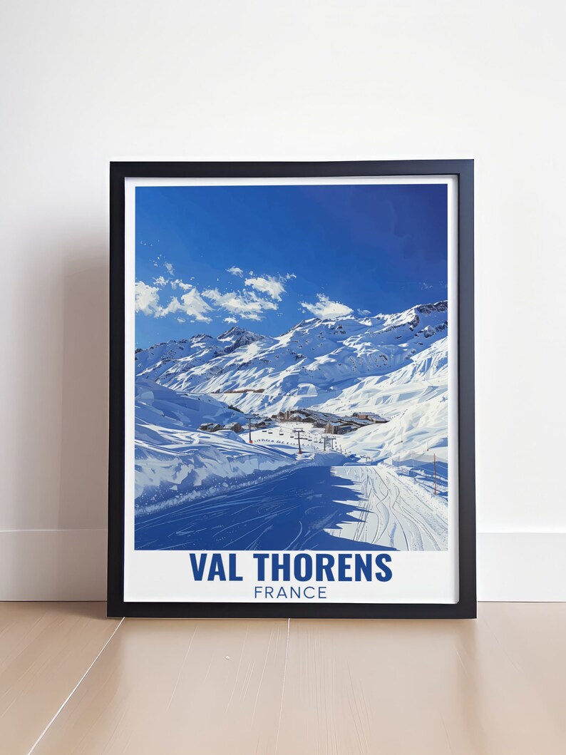 Val Thorens Art Collection Ski Resort Wall Art and Prints Val Thorens ...