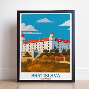 Bratislava Posters - Bratislava Castle Posters - Bratislava Travel ...