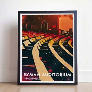 Ryman Auditorium Poster - Stage and Auditorium Decor - Stage and ...