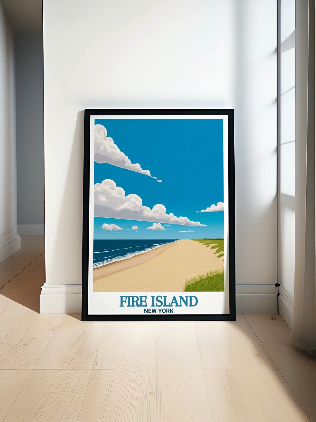 Fire Island Print - Fire Island Ocean Beach Framed Print - Fire Island ...
