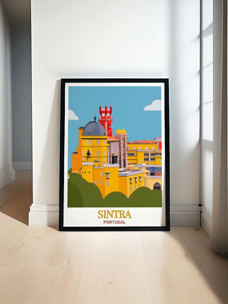 Sintra Travel Wall Art - Pena Palace Art Collection - Portugal Travel ...