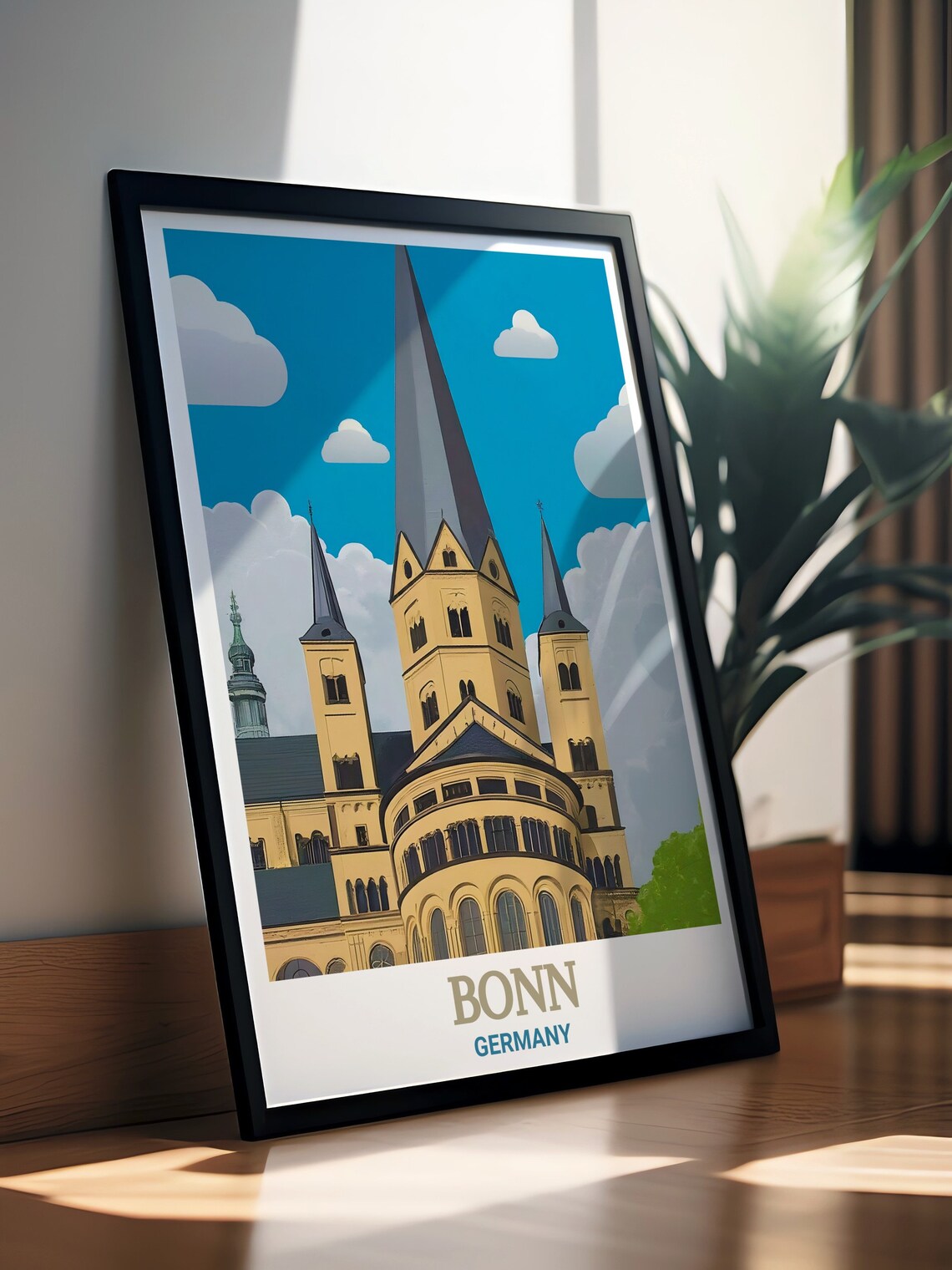 Bonn Art Collection Bonn Minster Posters Germany Wall Decor Bonn ...