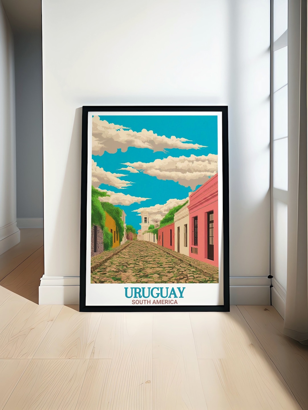 Uruguay Travel Art - Colonia Del Sacramento Historic Quarter Art ...