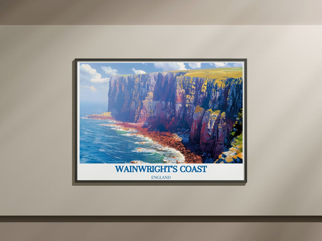 Wainwright's Coast to Coast Poster Collection - St Bees Head Art and ...