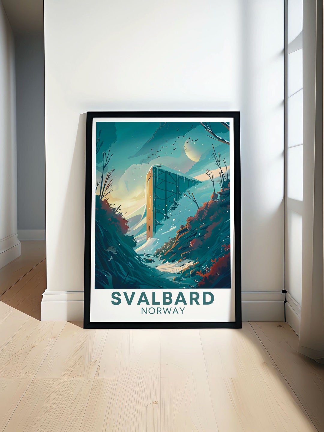 Svalbard Wall Art - Svalbard Poster - Svalbard Gift - Svalbard Framed ...