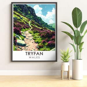 Tryfan Posters - Tryfan Prints and Heather Terrace Art - Tryfan Art and ...