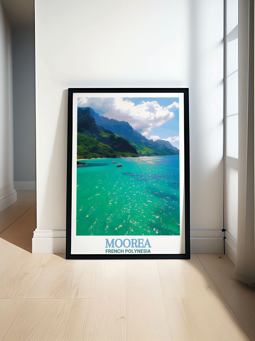 Moorea Art - Cook's Bay Moorea - Moorea Travel Posters - Cook's Bay ...