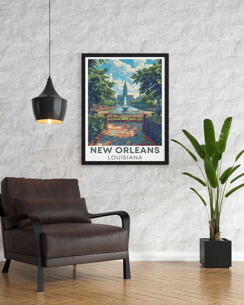 New Orleans Print - Jackson Square Art Print - New Orleans Decor - New ...