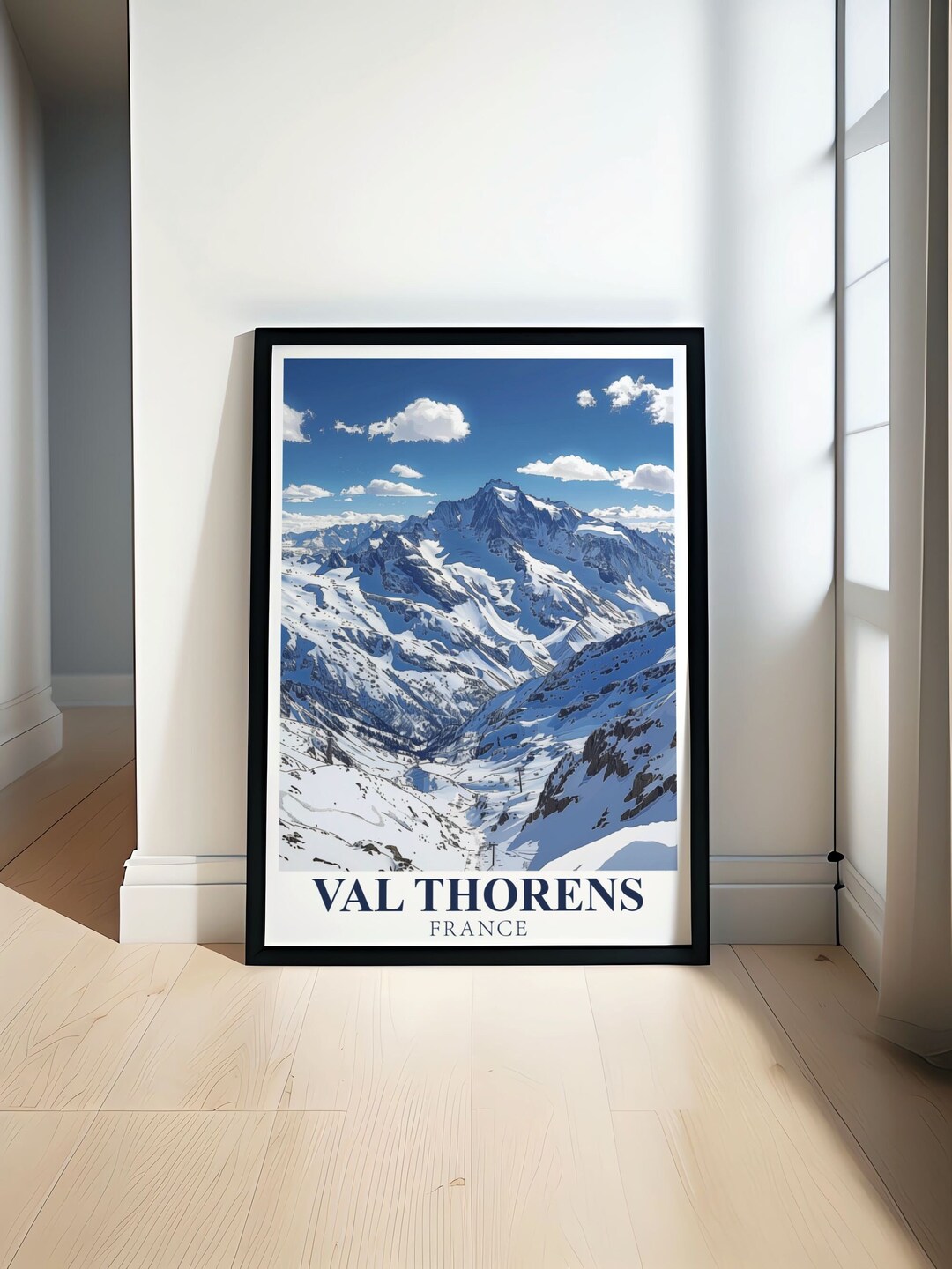 Val Thorens Wall Art - Cime Caron Ski Resort Wall Art - Val Thorens Ski ...