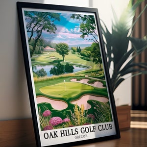 Oak Hills Golf Club Wall Art - Club House, Sutherlin Art - Club House ...