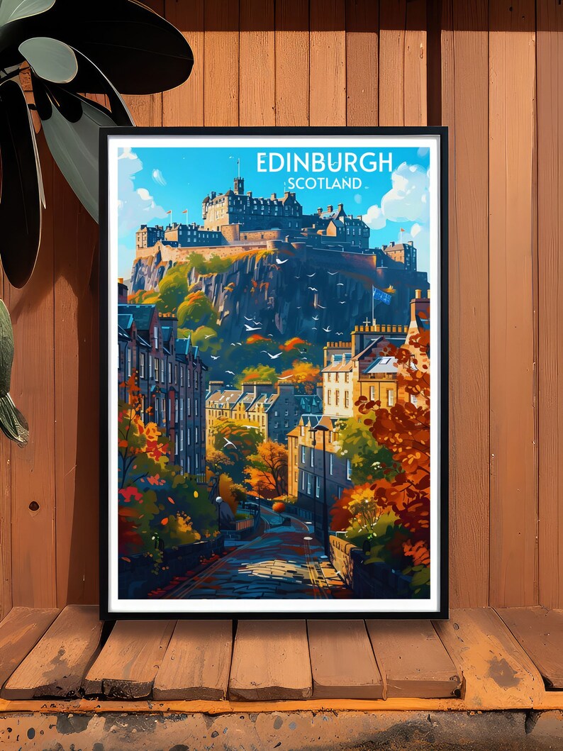 Majestic Edinburgh Castle Posters Edinburgh Castle Art for Timeless ...