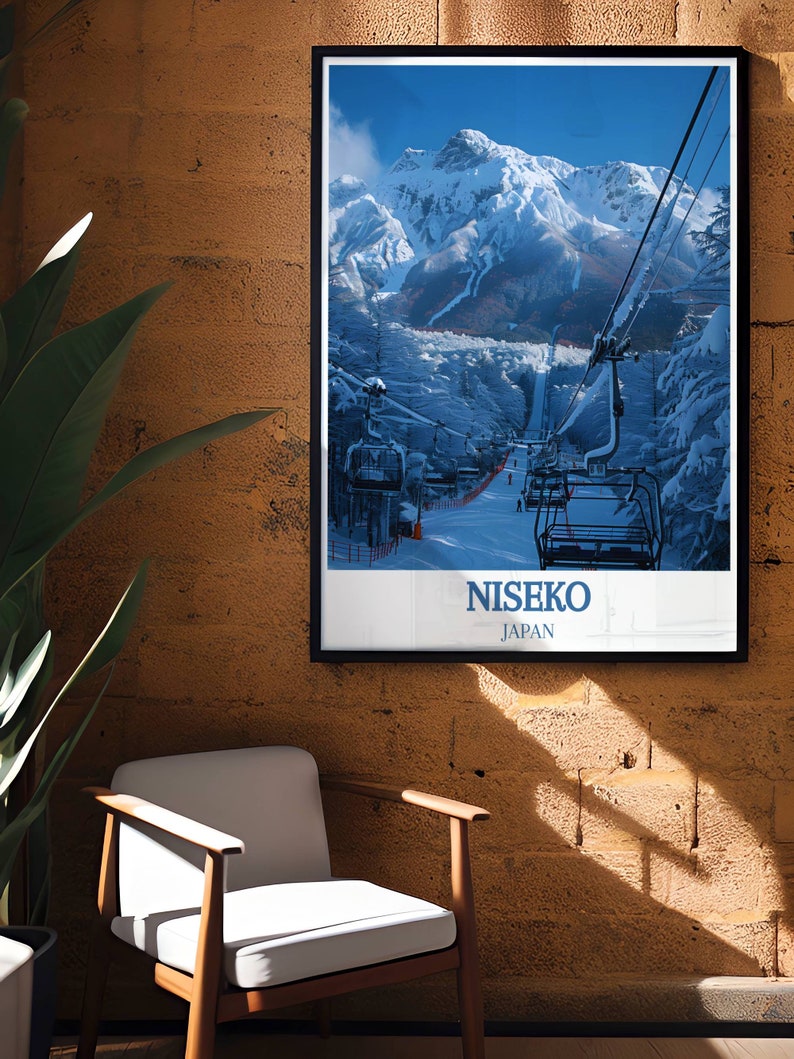 Stunning Niseko Travel Posters Annupuri International Ski Area Art Wall ...