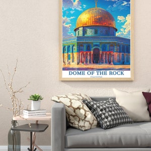 Dome of the Rock, Palestine Travel Print, Palestine Travel Gift ...