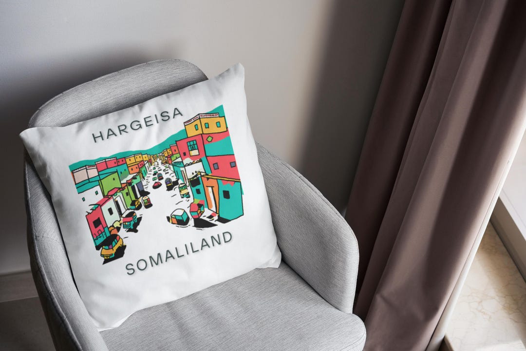 Hargeisa Pillow - Somaliland Pillow - Hargeisa Decor Cushion - Somali ...