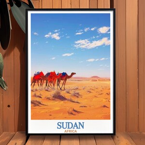 Sudan Artwork - Bayuda Desert Decor - Sudan Prints and Bayuda Desert ...
