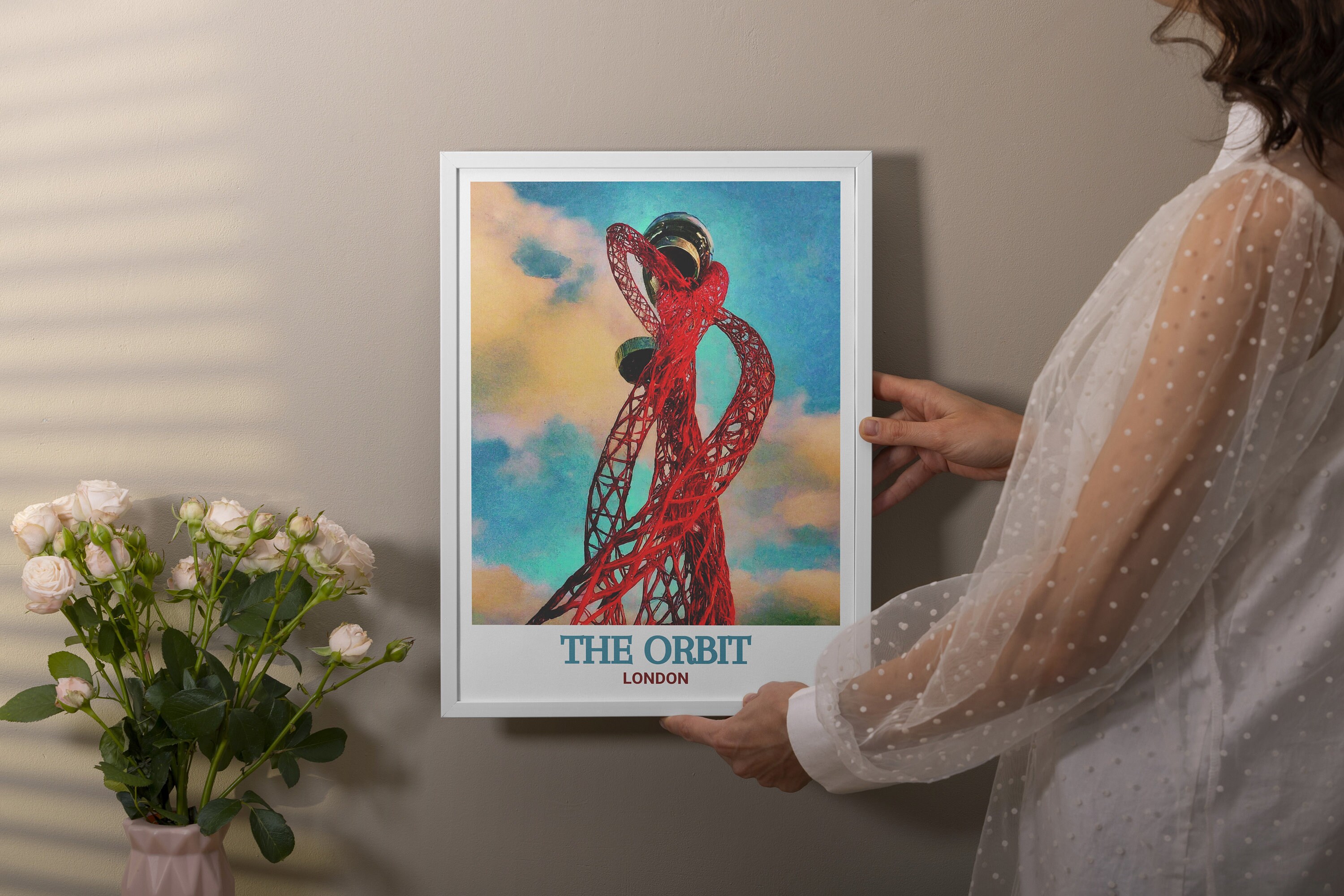 The Orbit Art Prints London Travel Art the Arcelormittal Orbit Posters ...
