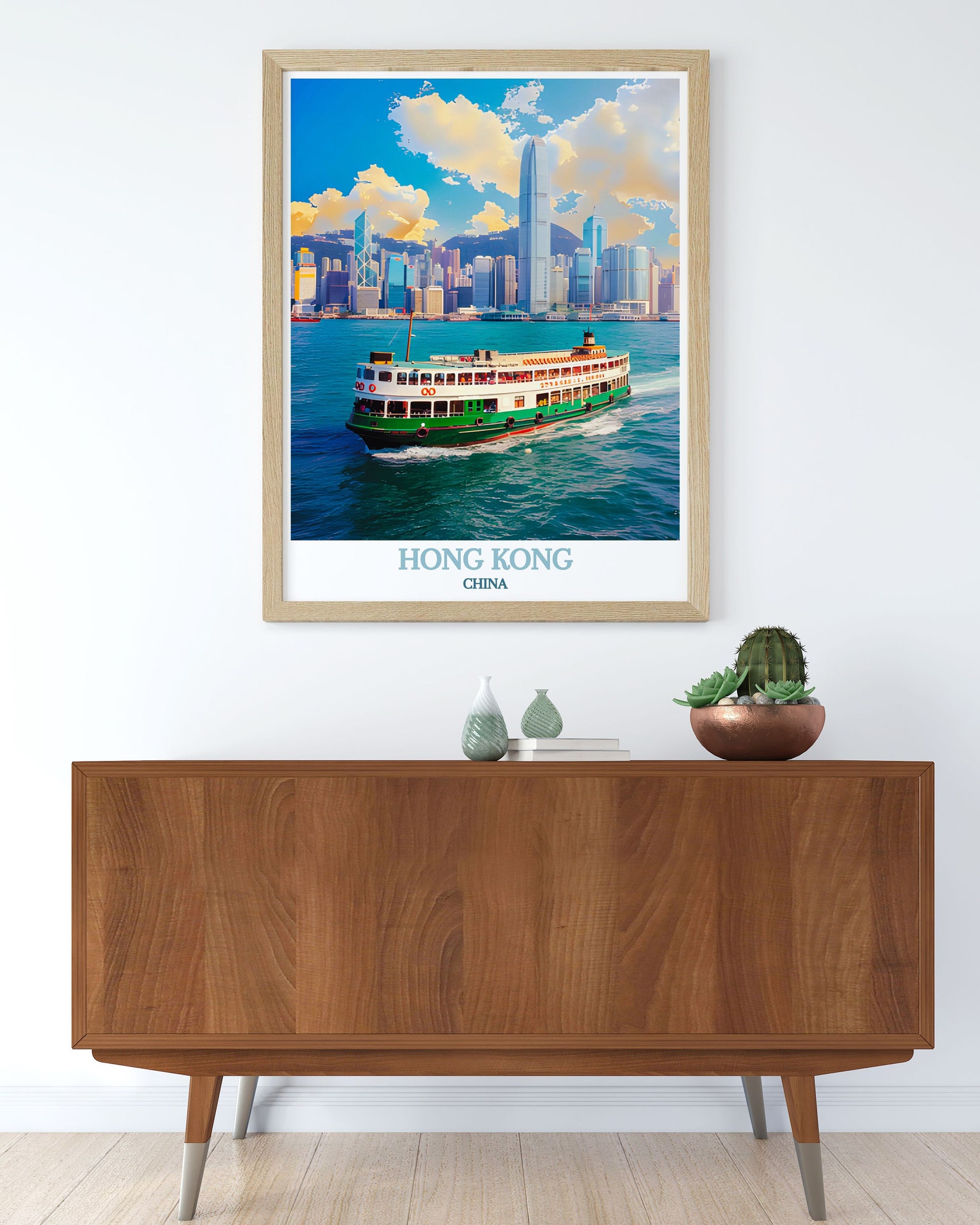 Star Ferry Hong Kong Poster -hong Kong Print -star Ferry Hong Kong ...