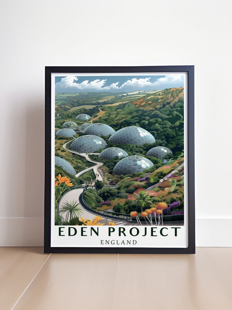 Eden Project Prints Cornwall Wall Art Framed Prints of Eden Project ...