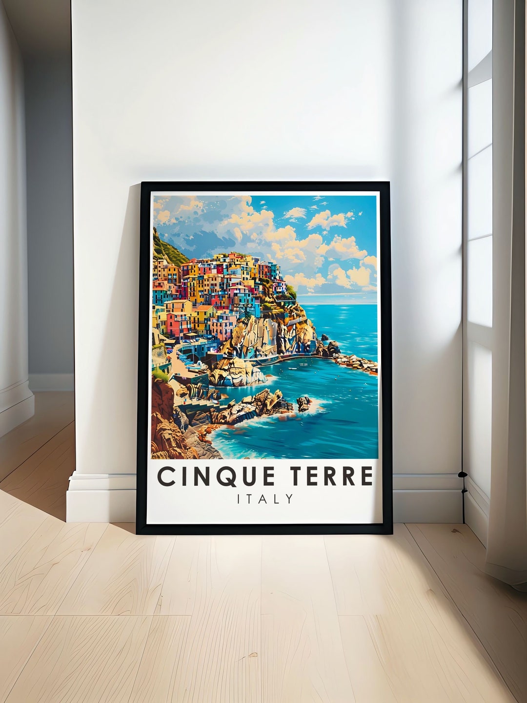 Cinque Terre Travel Art - Manarola Poster - Enchanting Italy Wall Art ...