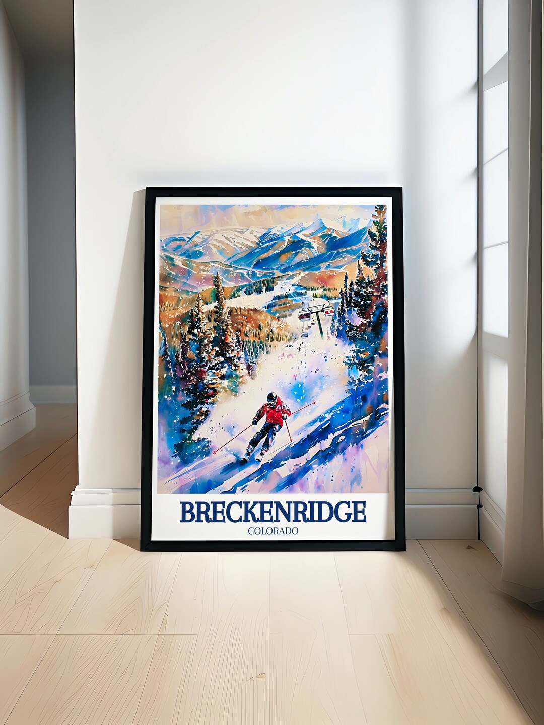 Breckenridge Travel Print - Peak Prints and Breckenridge Decor - Ski ...