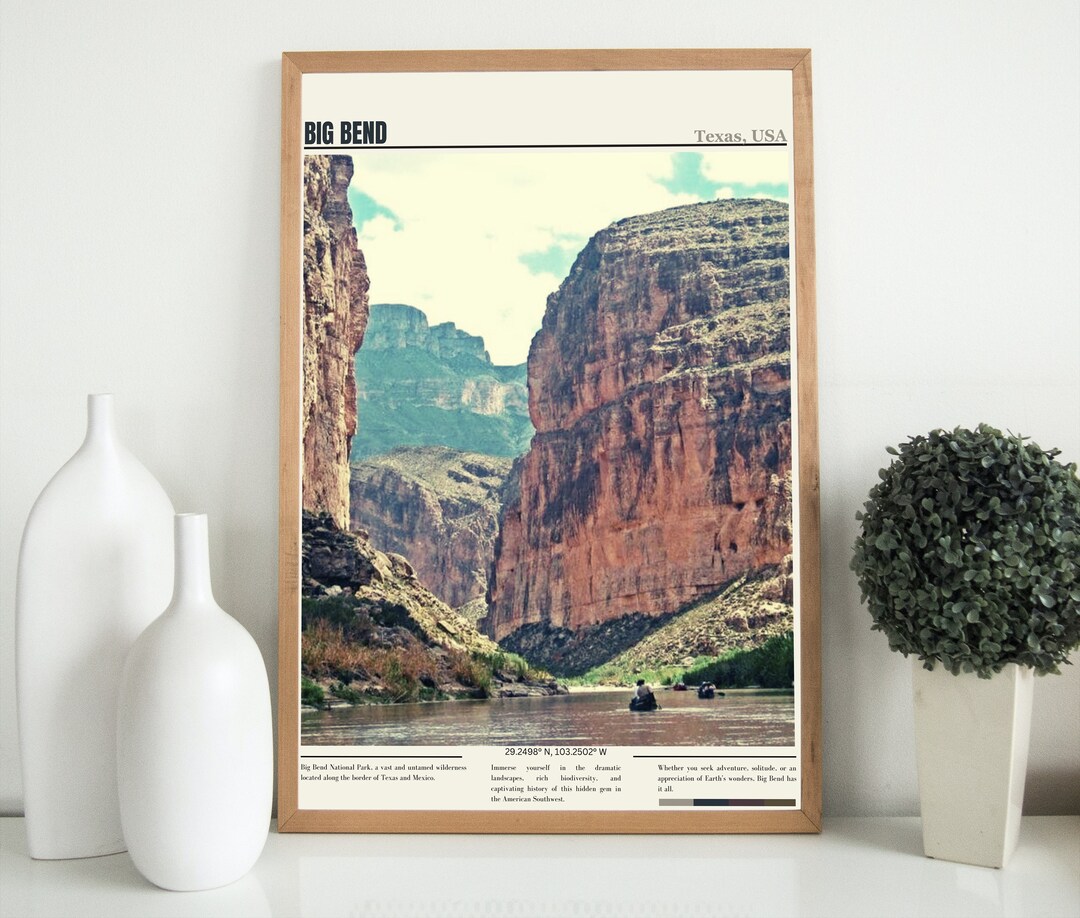 Big Bend National Park Print, Big Bend National Park Poster, National ...