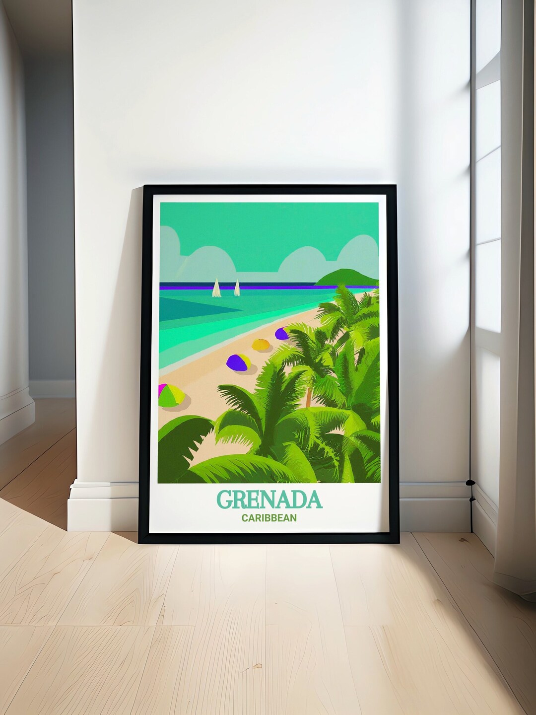 Grenada Travel Posters - Grand Anse Beach Art Prints - Caribbean ...
