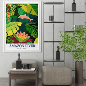 Amazon River Poster - Framed Victoria Regia Water Lily Print - Amazon ...