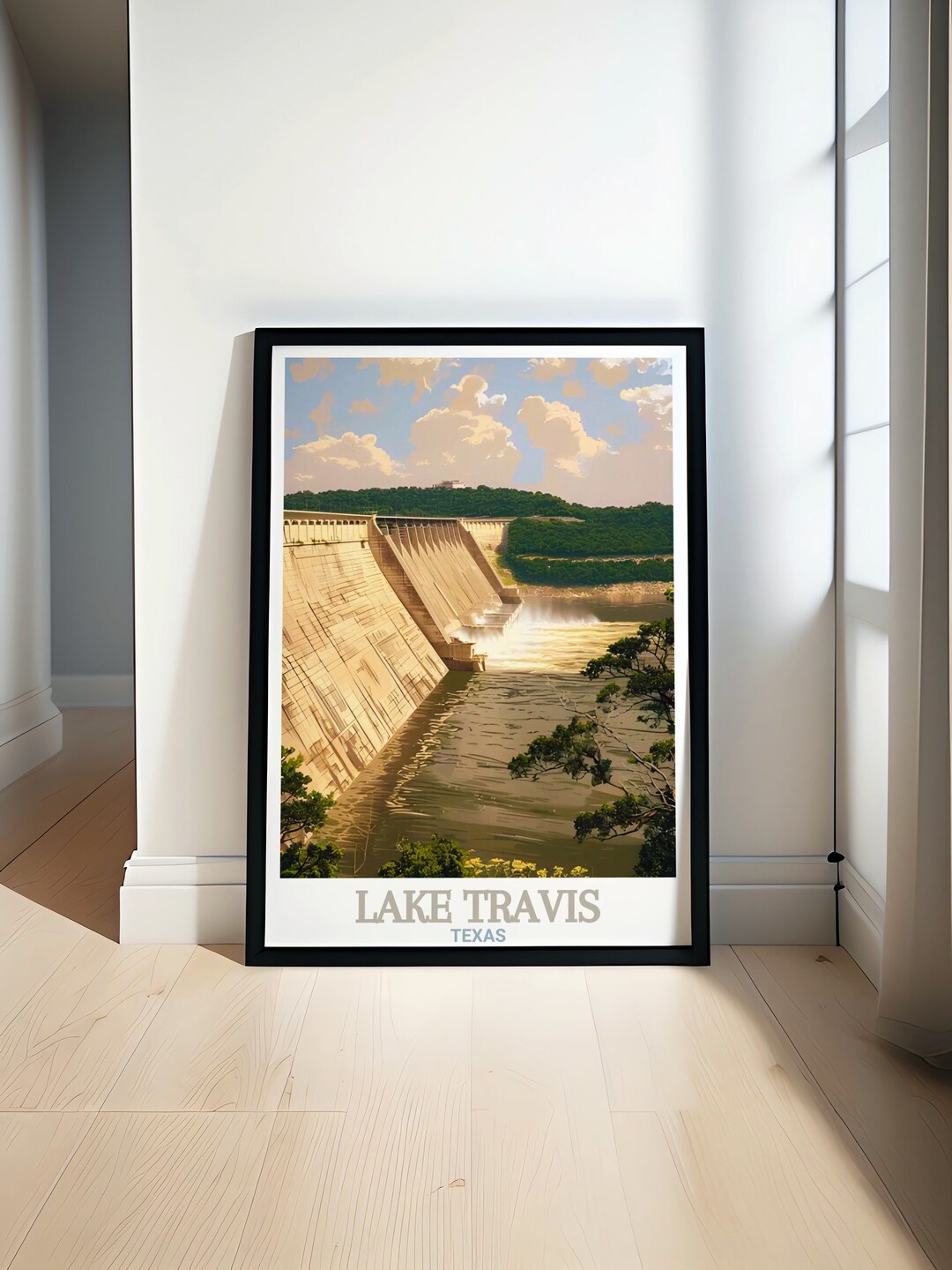 Lake Travis Travel Print - Mansfield Dam Prints - Lake Travis and ...