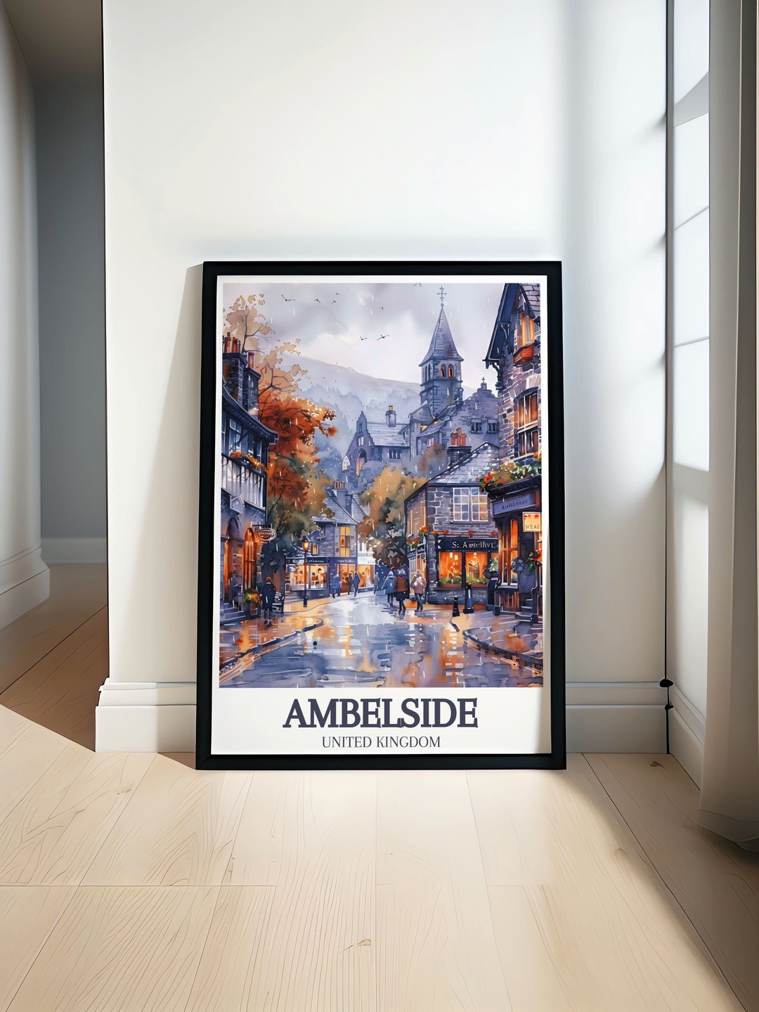 Ambleside Art Collection - St. Marys Church Travel Poster - Armitt ...