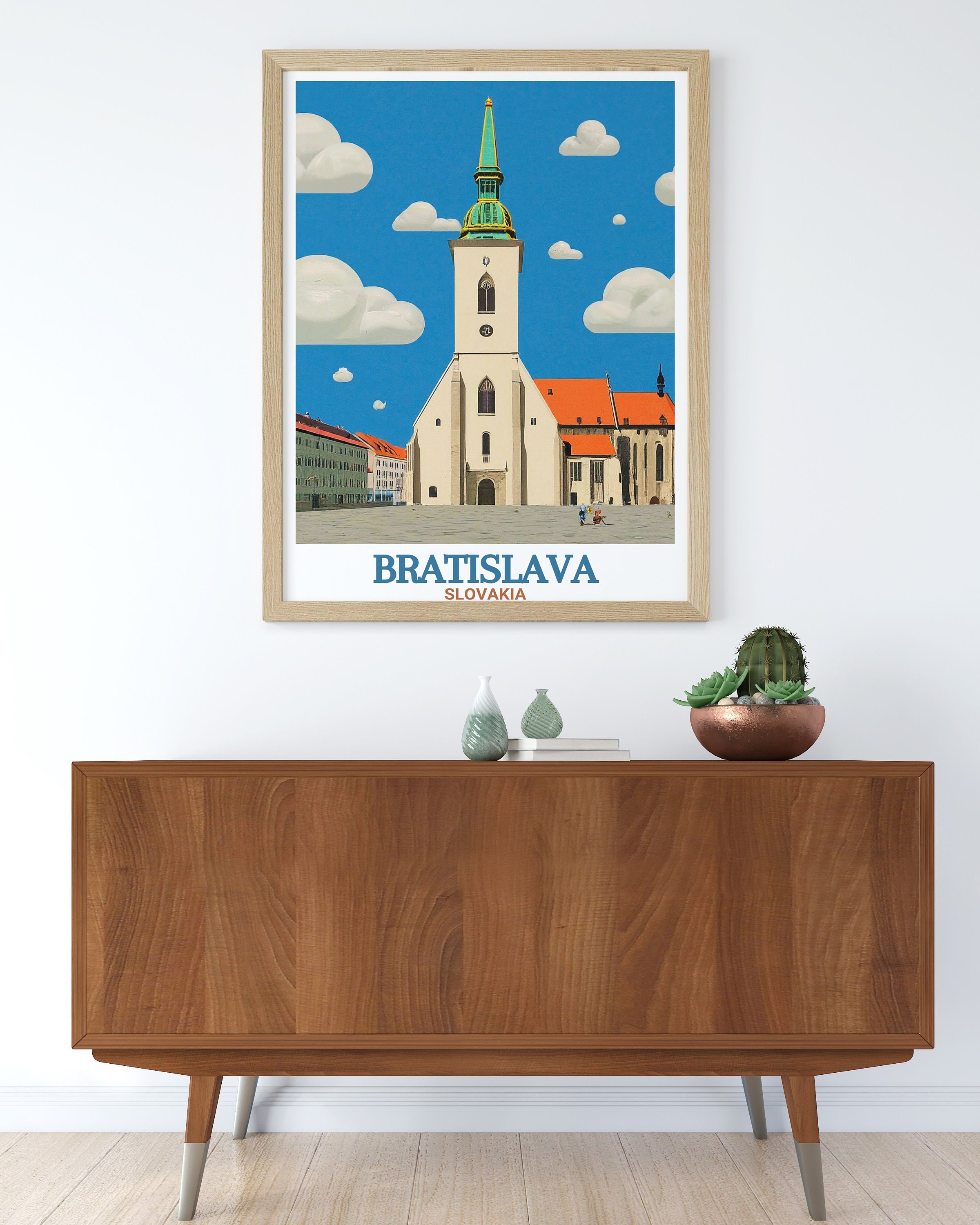Bratislava Wall Art St. Martins Cathedral Art Bratislava Art Prints and ...