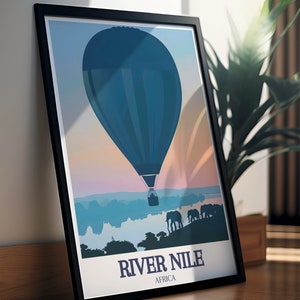 River Nile Travel Poster - Jinja Digital Travel Posters - White Nile ...