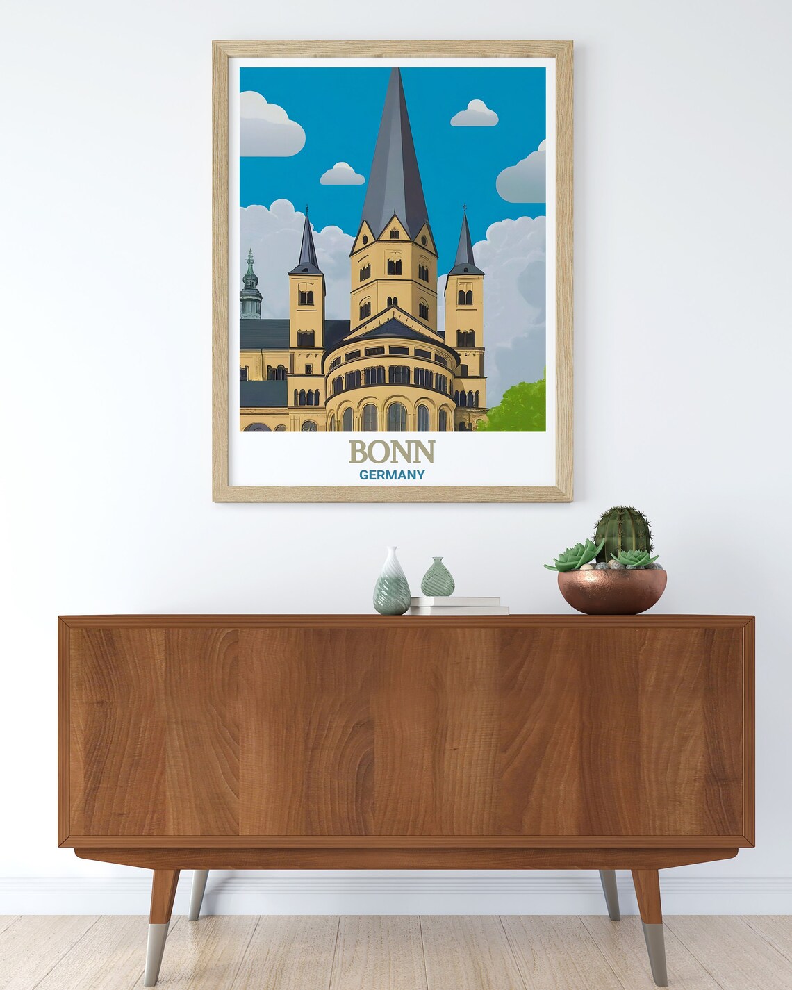 Bonn Art Collection Bonn Minster Posters Germany Wall Decor Bonn ...