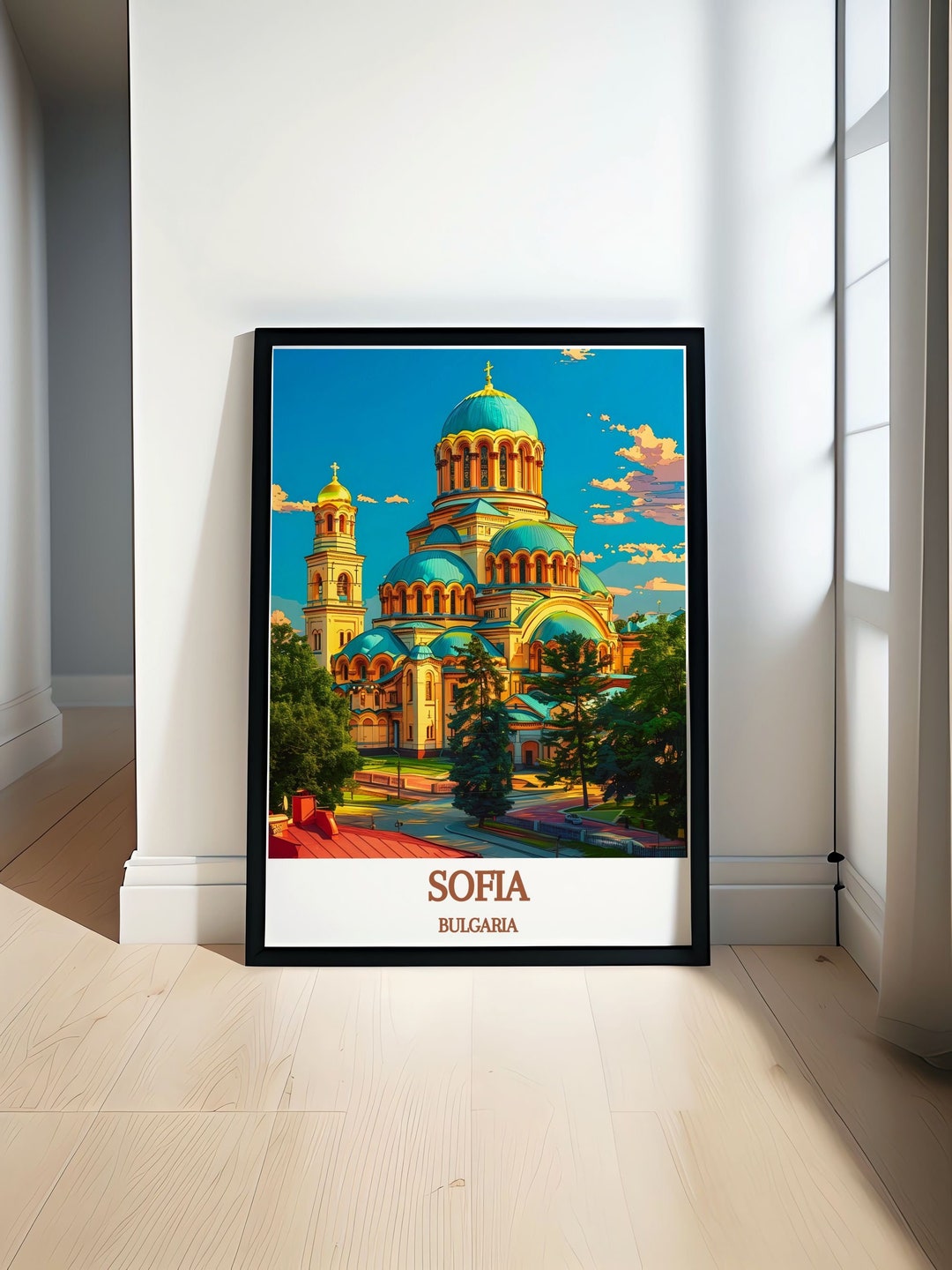 Sofia City Print - Sofia Bulgaria Print and Decor - St. Alexander ...