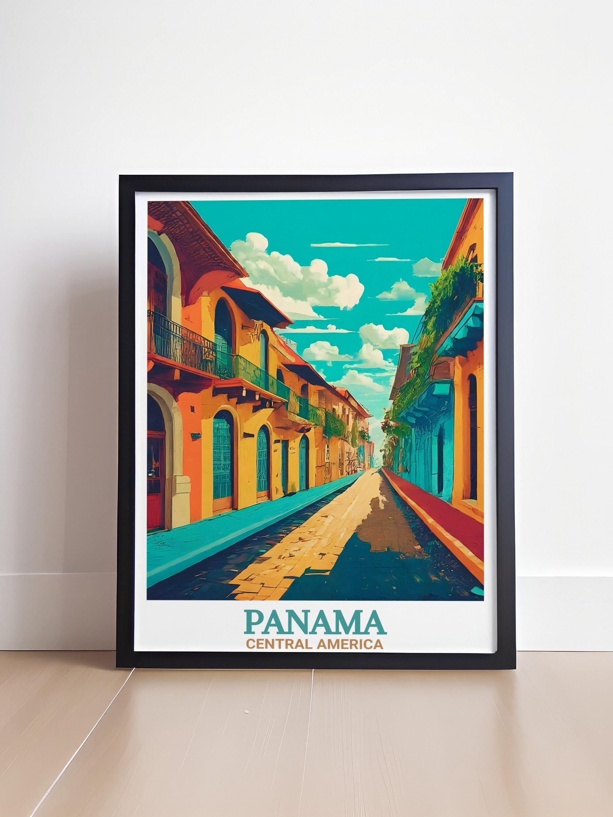 Panama City Art - Casco Viejo Travel Posters - Historic Panama Prints ...