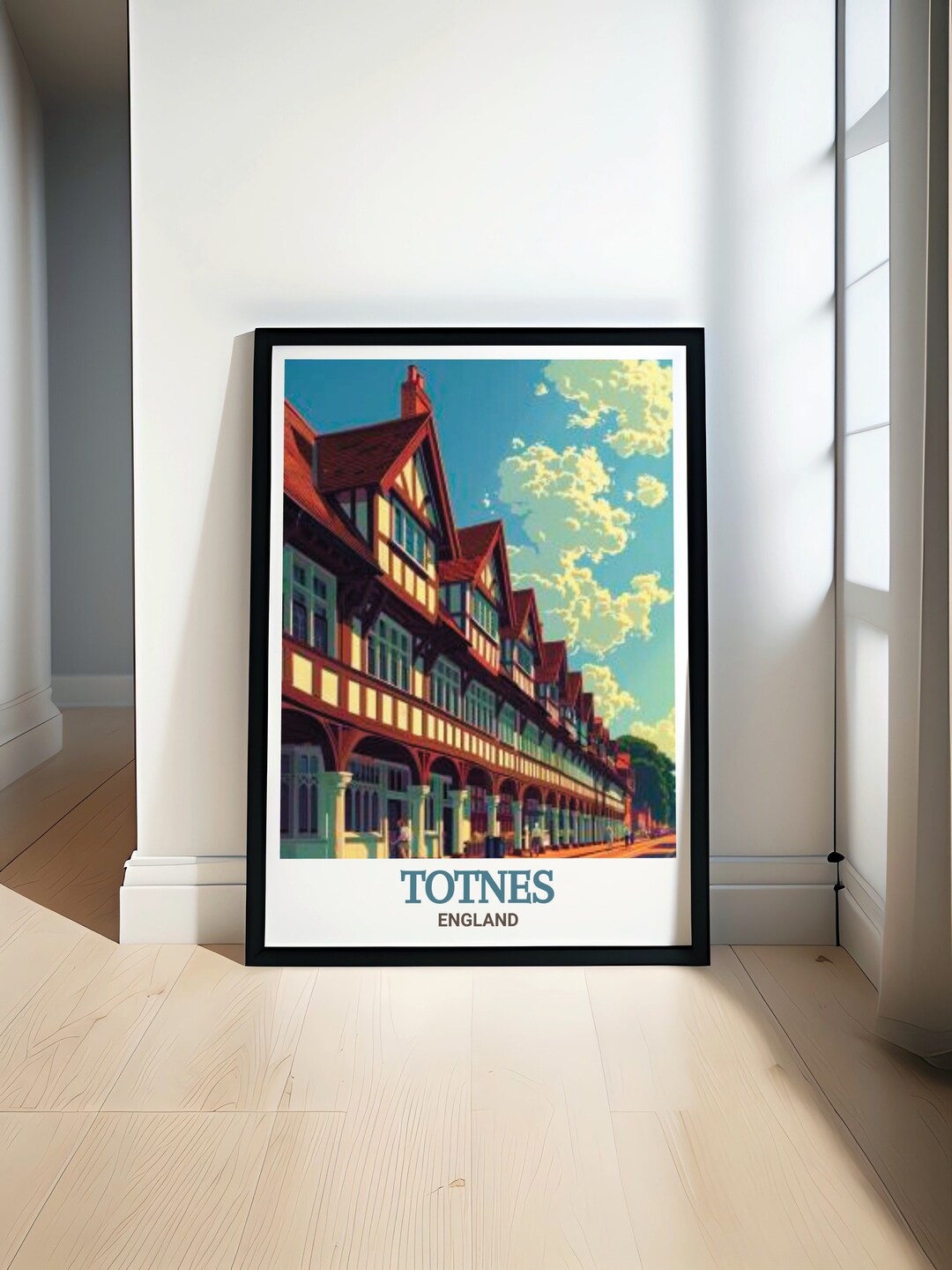 Totnes Wall Art - Capturing the Butterwalk Charm - Totnes Travel ...
