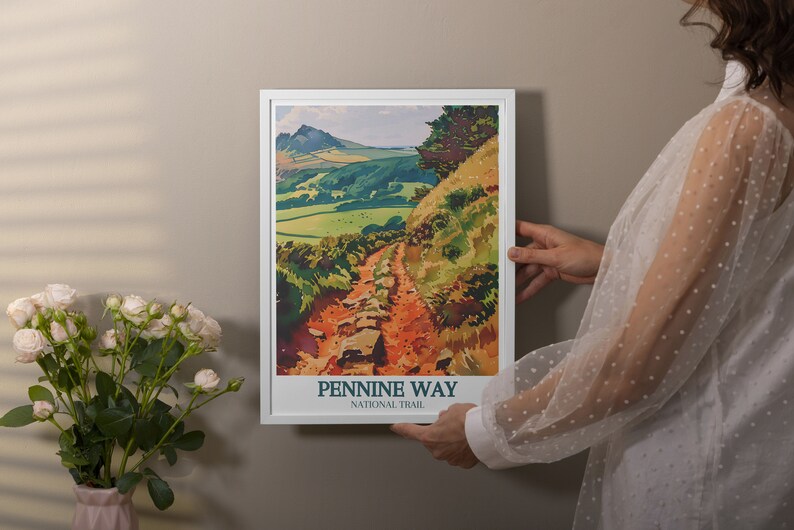 Pennine Way Poster - Print of Pen Y Ghent - Pennine Way Framed Print ...