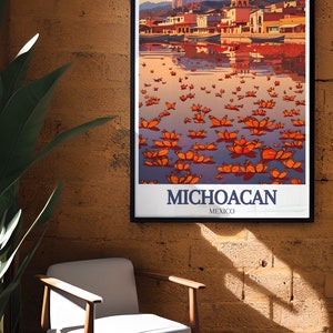 Michoacan Poster - Framed Michoacán Print - Mariposa Monarca Poster ...
